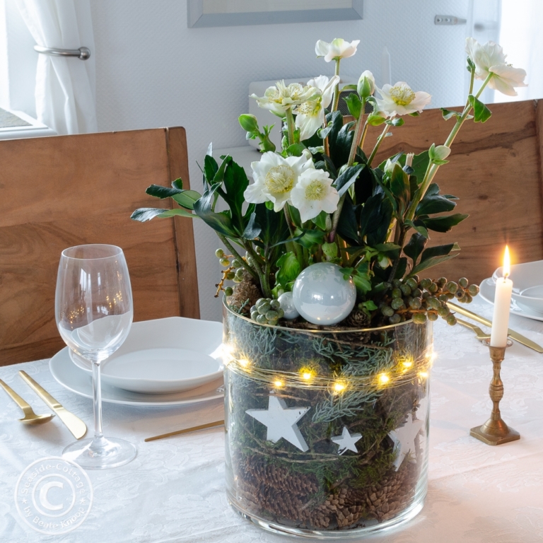 Weihnachtsgestecke Im Glas